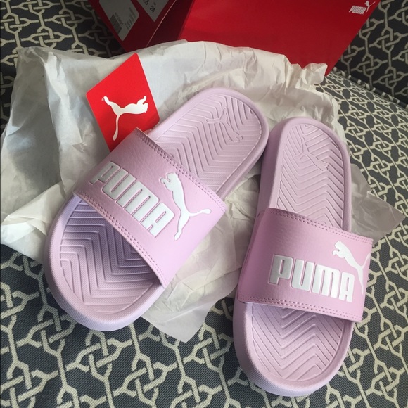 Puma | Shoes | New Puma Womens Popcat Sandals Slides Pink | Poshmark